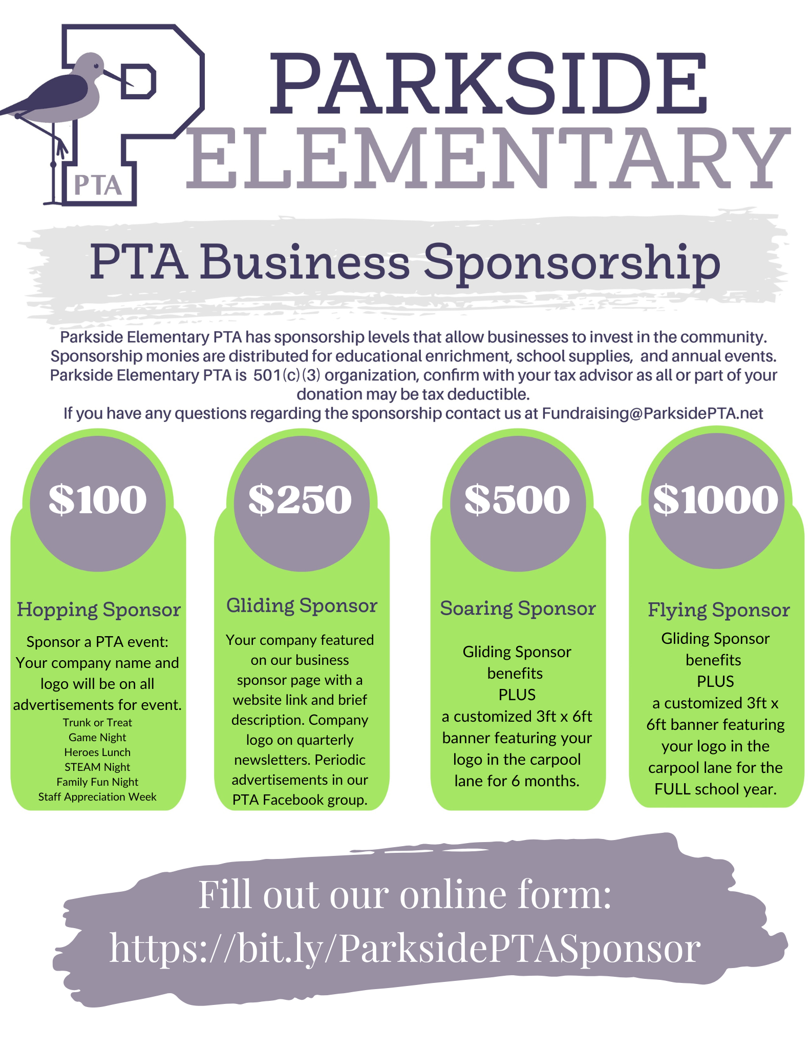 Fundraising – Parkside Elementary PTA